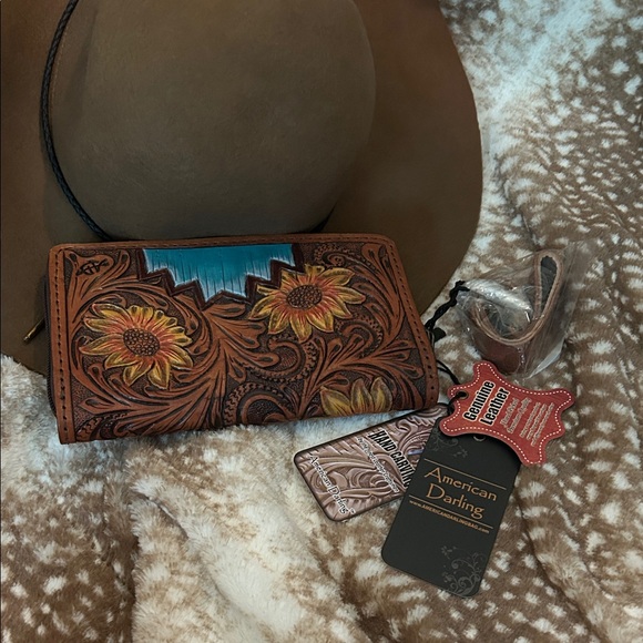 American Darling | Accessories | American Darling Leather Wallet With ...
